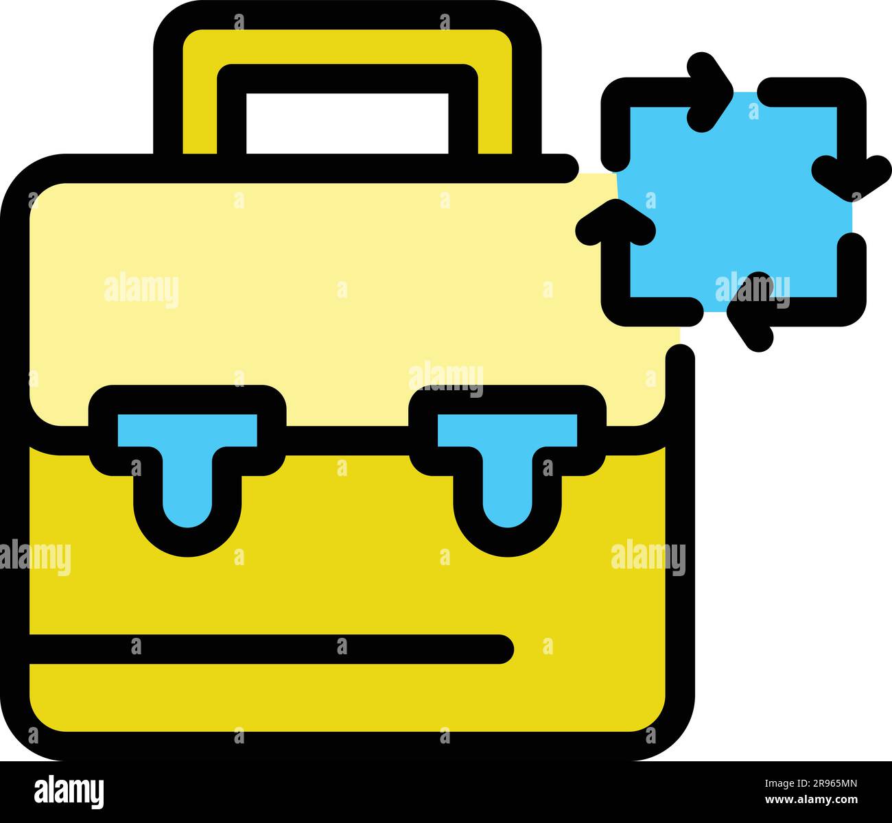 Work regeneration icon. Outline Work regeneration vector icon for web ...