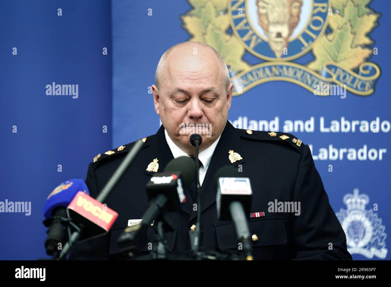 Superintendent Kent Osmond of the Royal Canadian Mounted Police of ...