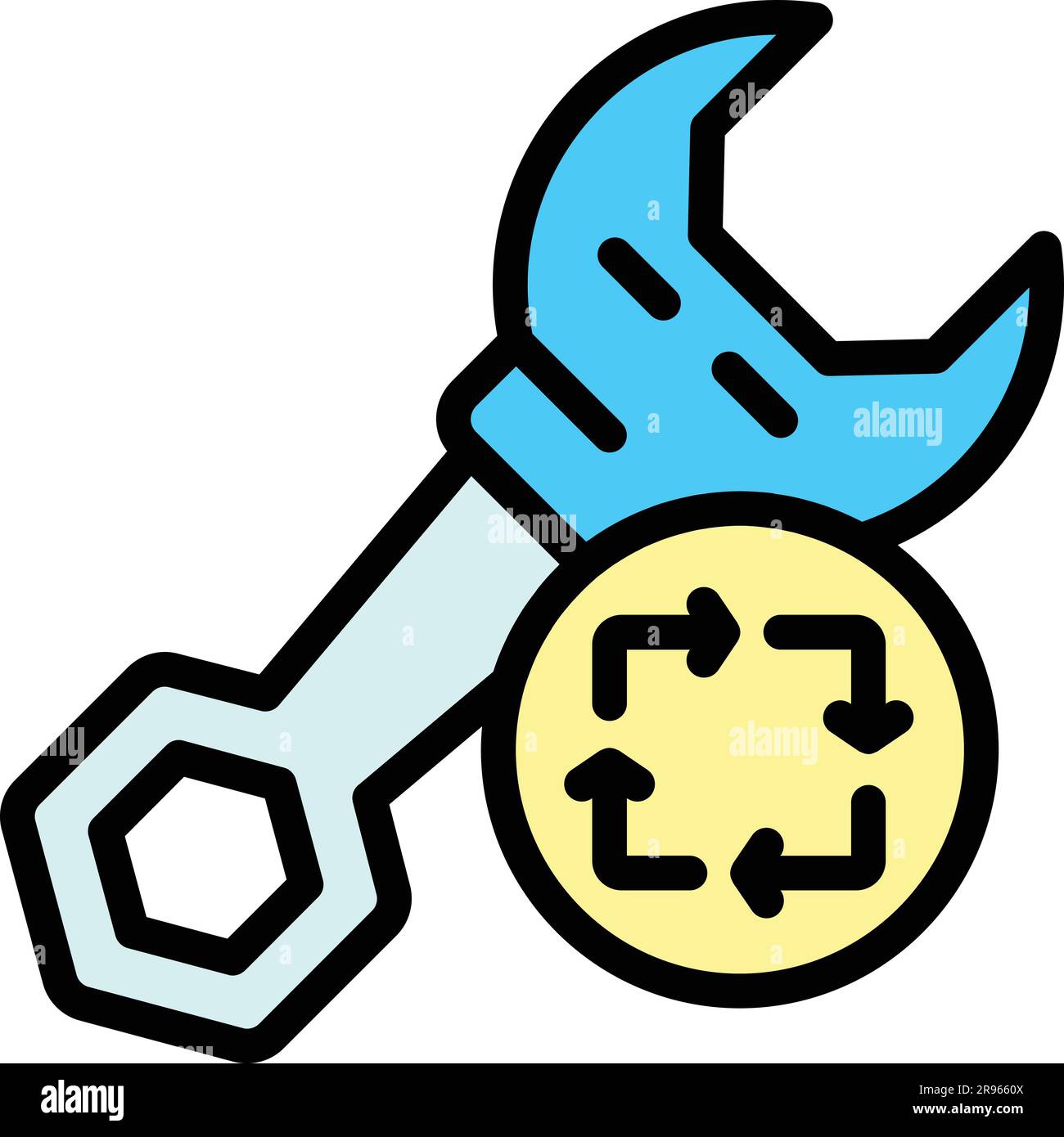 Technical backup icon. Outline Technical backup vector icon for web ...
