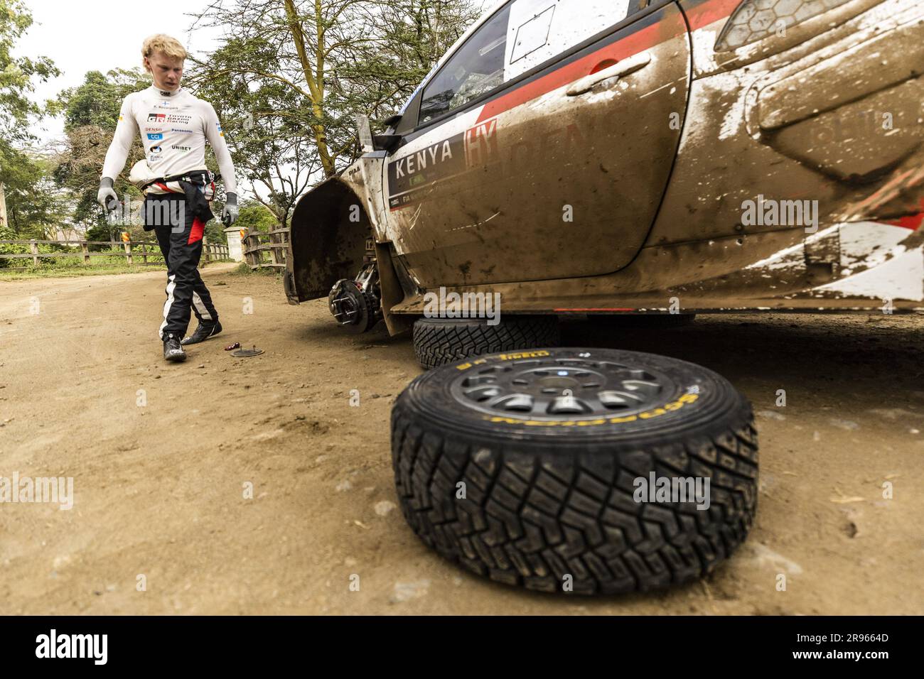ROVANPERA Kalle (FIN), TOYOTA Yaris Rally1 Hybrid, portrait during the ...