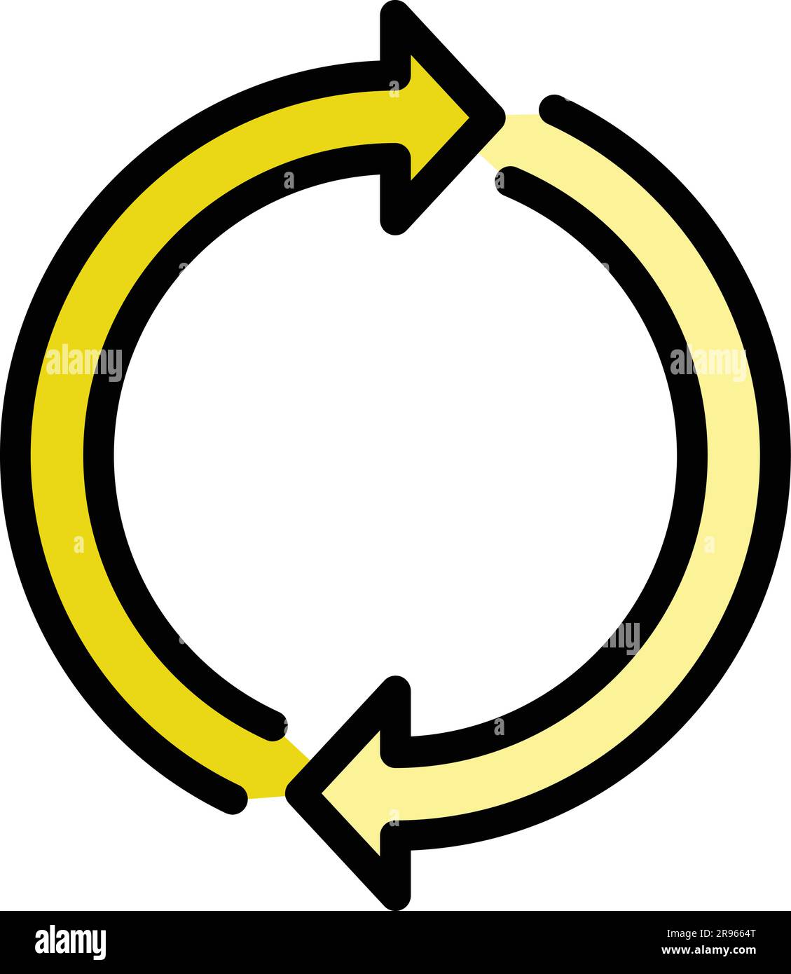 Cycle update icon. Outline Cycle update vector icon for web design ...