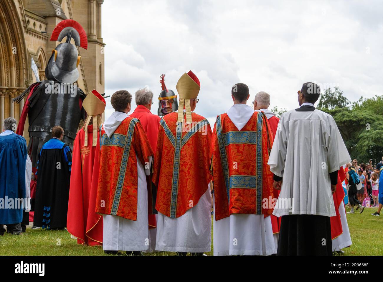 St Albans, UK, 24th June 2023, Alban Pilgrimage, a magnificent ...