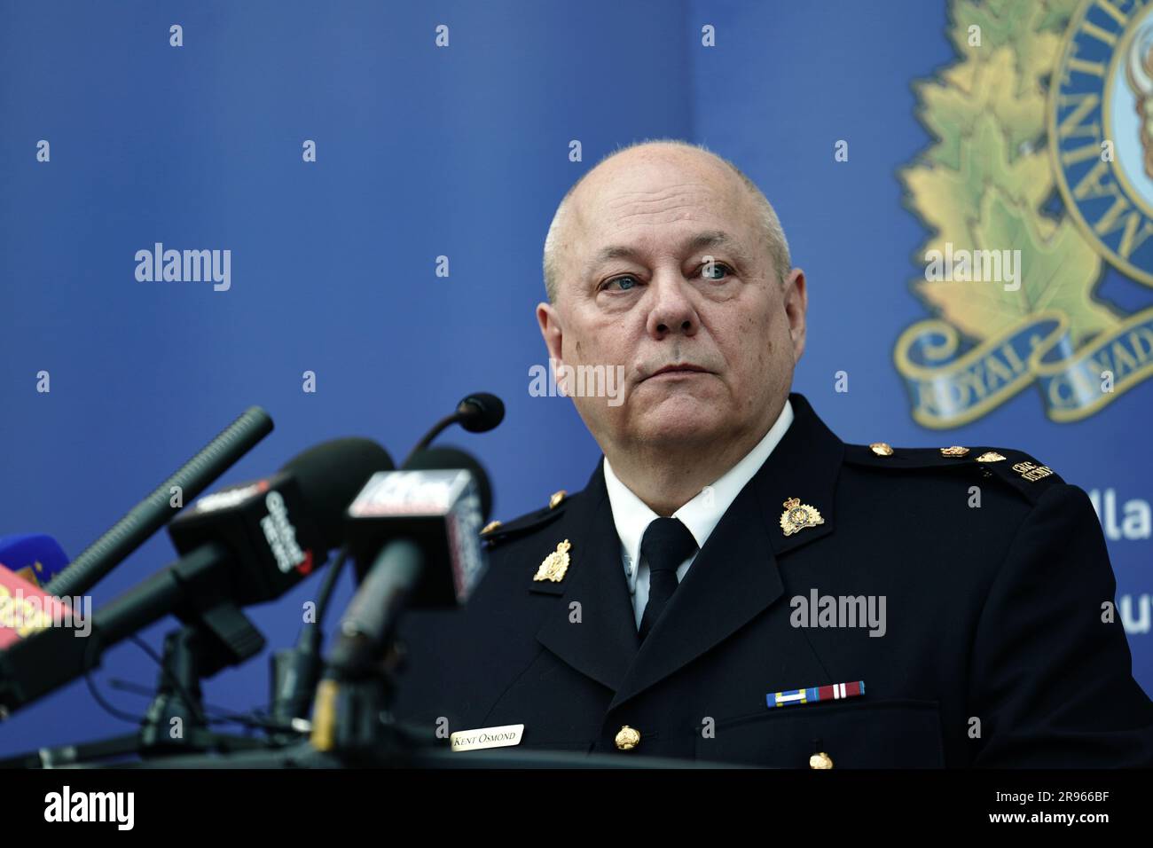 Superintendent Kent Osmond of the Royal Canadian Mounted Police of ...