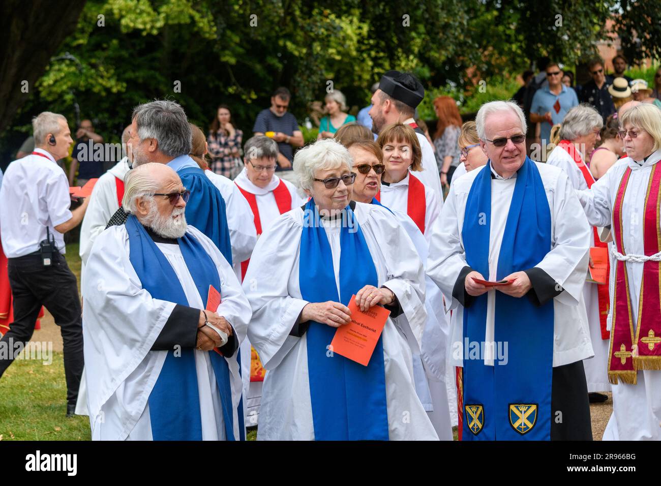 St Albans, UK, 24th June 2023, Alban Pilgrimage, a magnificent ...