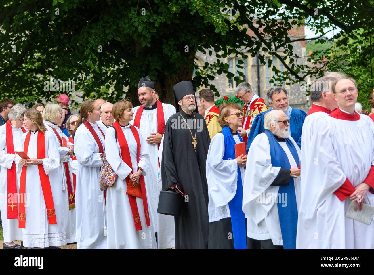 St Albans, UK, 24th June 2023, Alban Pilgrimage, a magnificent ...