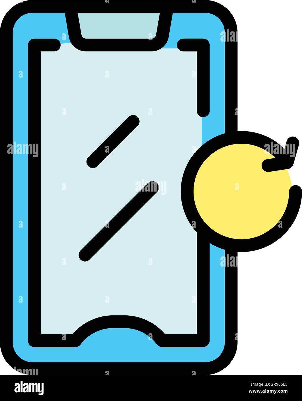 Device update icon. Outline Device update vector icon for web design ...