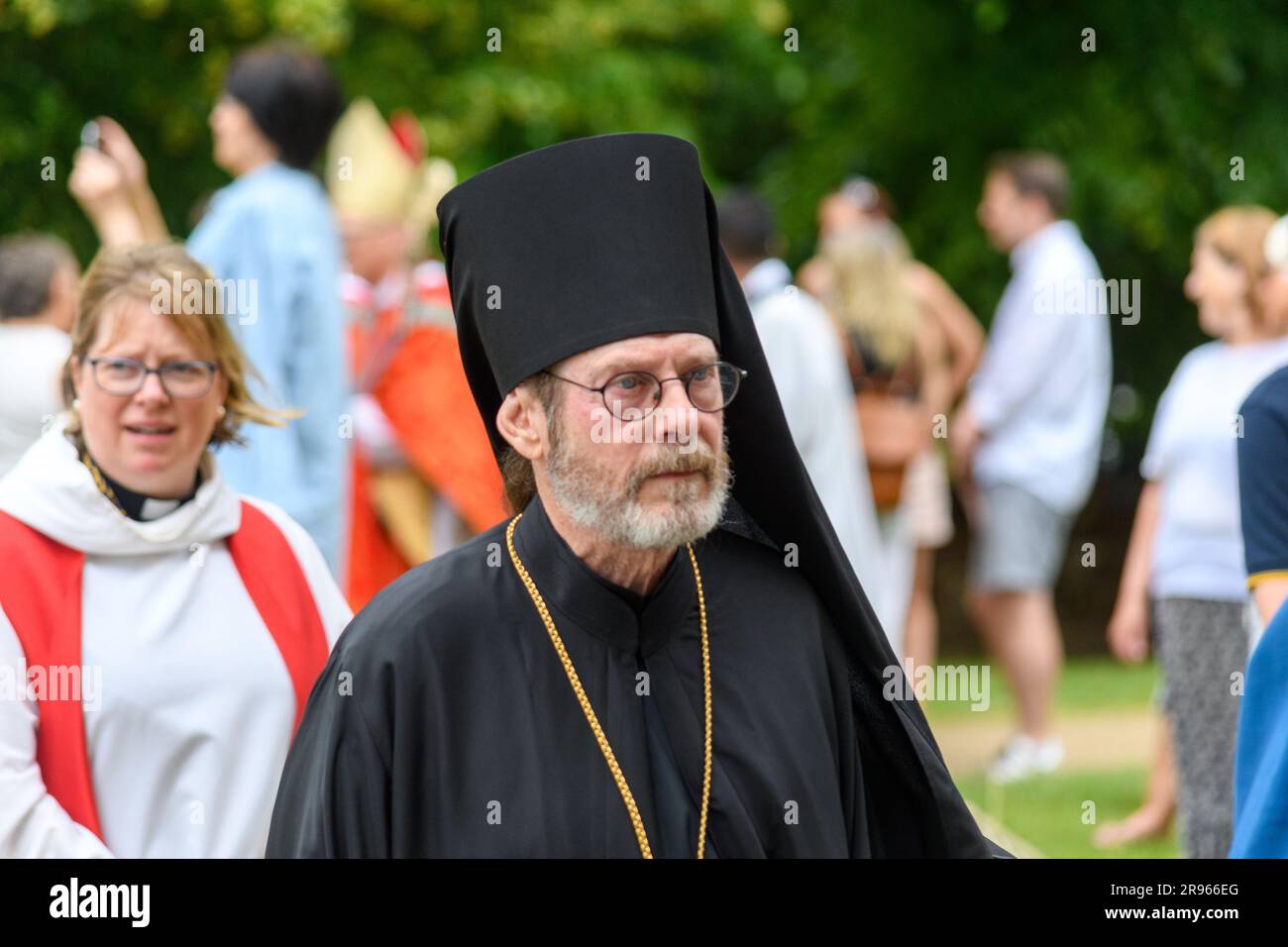 St Albans, UK, 24th June 2023, Alban Pilgrimage, a magnificent ...