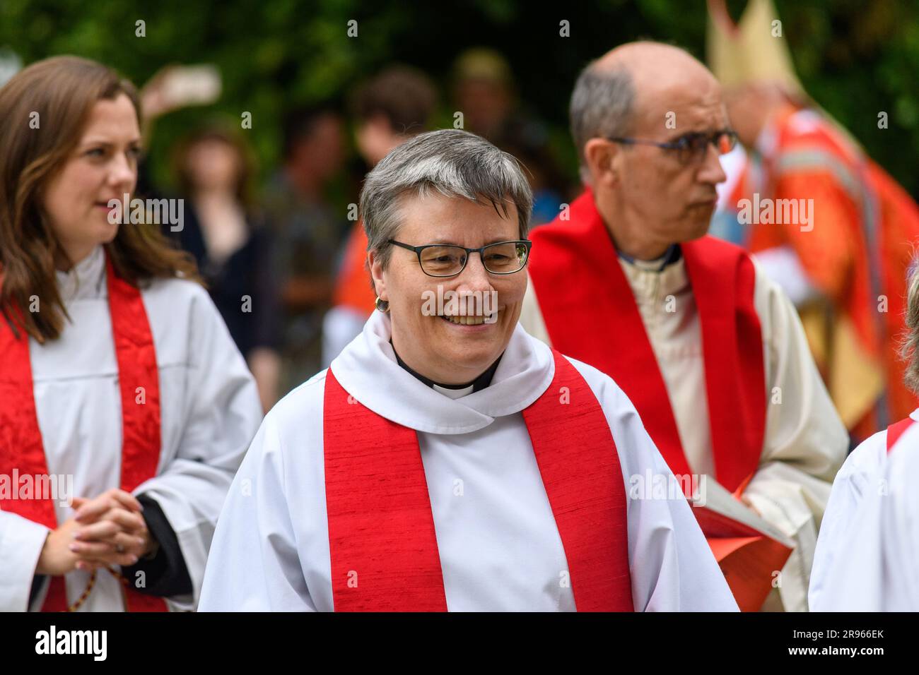 St Albans, UK, 24th June 2023, Alban Pilgrimage, a magnificent ...