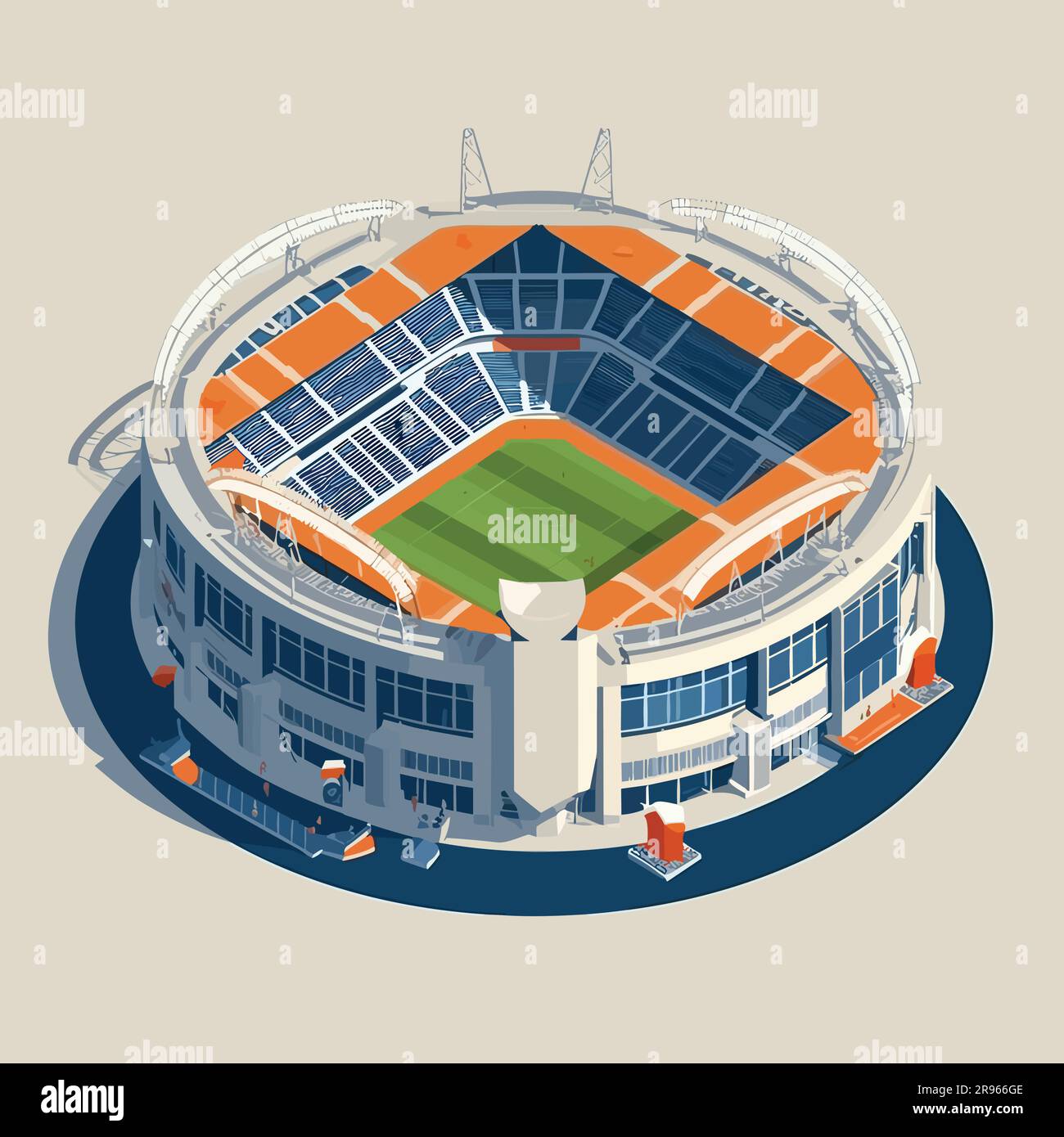 Soccer football city arena Stock Vector Images - Alamy