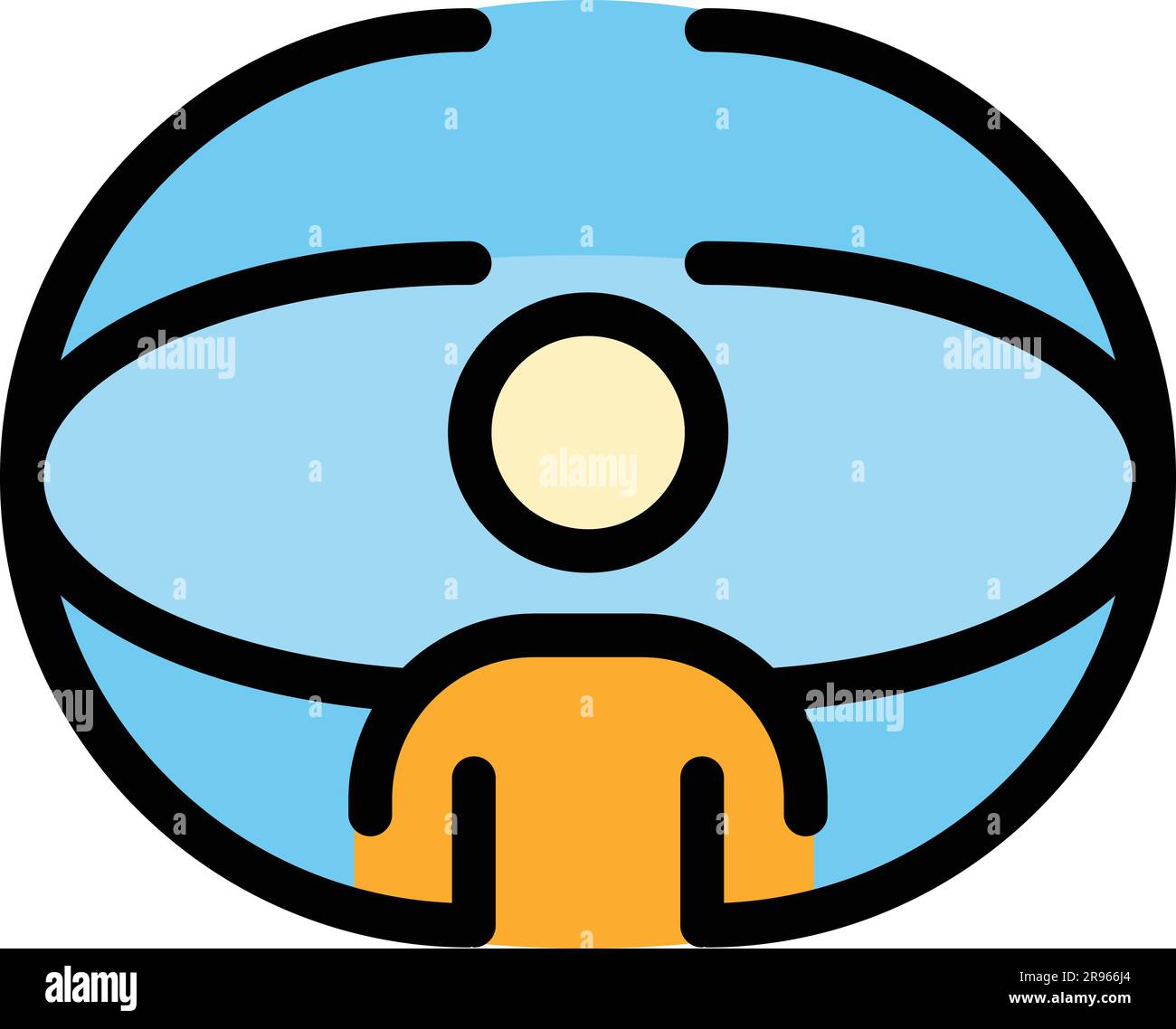 Colleague person icon. Outline Colleague person vector icon for web ...