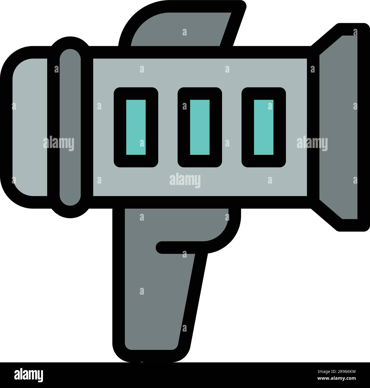 Speed camera icon. Outline Speed camera vector icon for web design ...