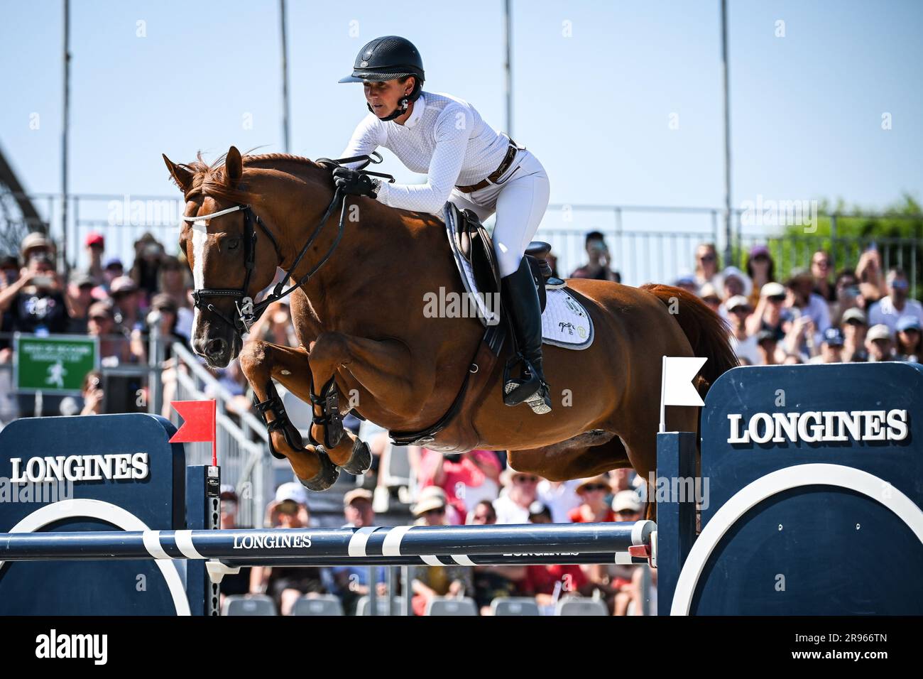 Paris, France. 24th June, 2023. Penelope LEPREVOST of France riding GFE ...
