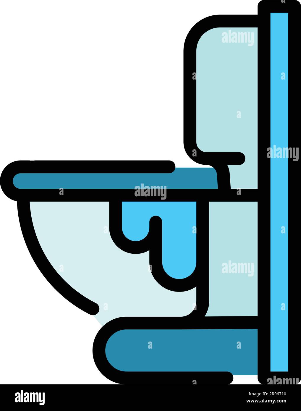 Leaking toilet icon. Outline Leaking toilet vector icon for web design ... Leaking toilet icon. Outline Leaking toilet vector icon for web design ...
