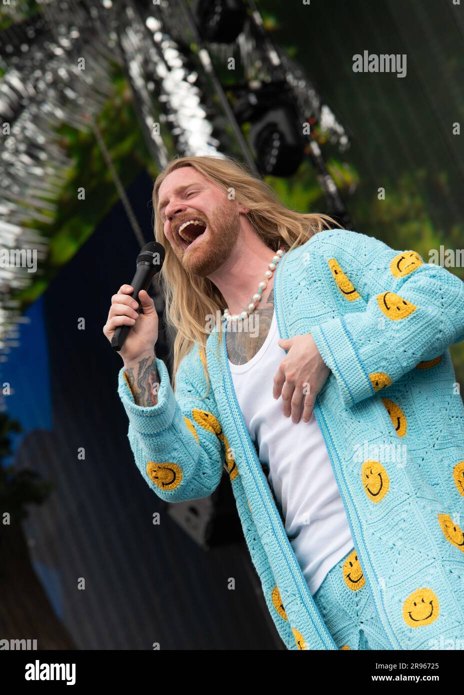 London, United Kingdom, 24th June 2023. Sam Ryder performs live at BST ...