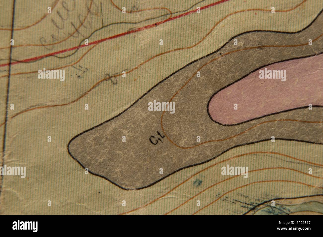geological map for training as background close up Stock Photo - Alamy