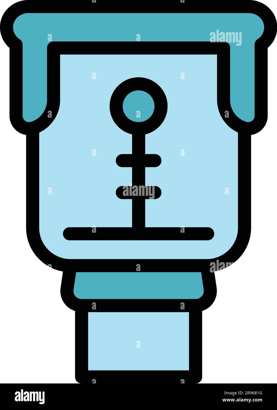 Construction laser meter icon. Outline Construction laser meter vector ...