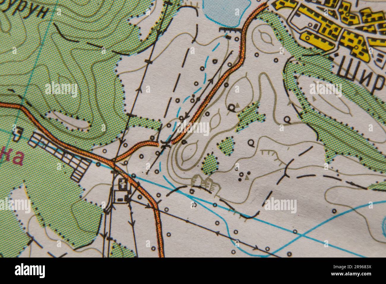 geological map for training as background close up Stock Photo - Alamy