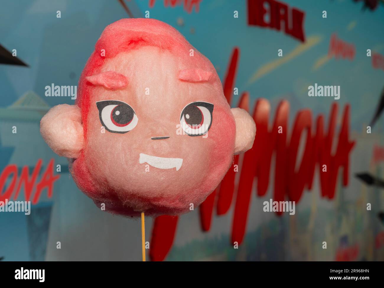 Sugar cotton candy made for special screening of Netflix's Nimona in ...