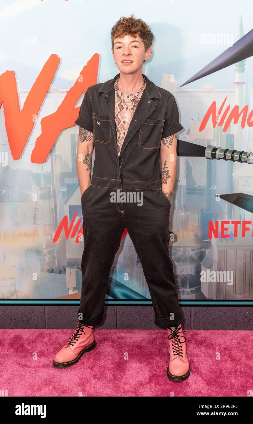 ND Stevenson attends special screening of Netflix's Nimona in New York ...