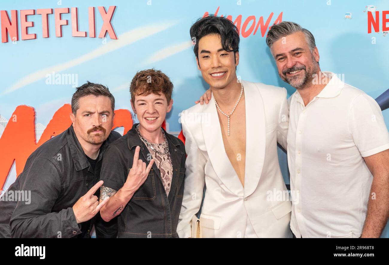 Nick Bruno, ND Stevenson, Eugene Lee Yang, Troy Quane attend special screening of Netflix's ...