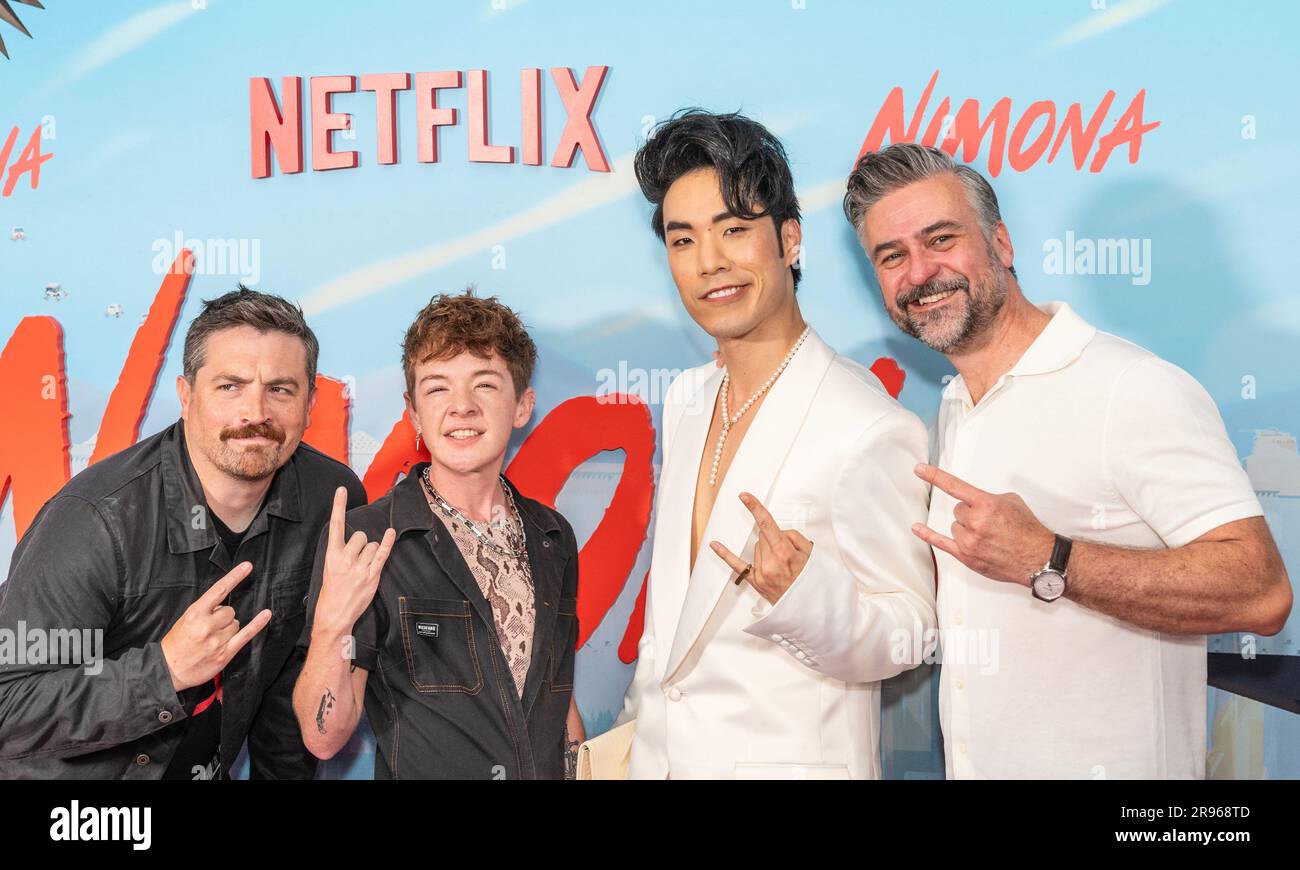 Nick Bruno, ND Stevenson, Eugene Lee Yang, Troy Quane attend special screening of Netflix's ...
