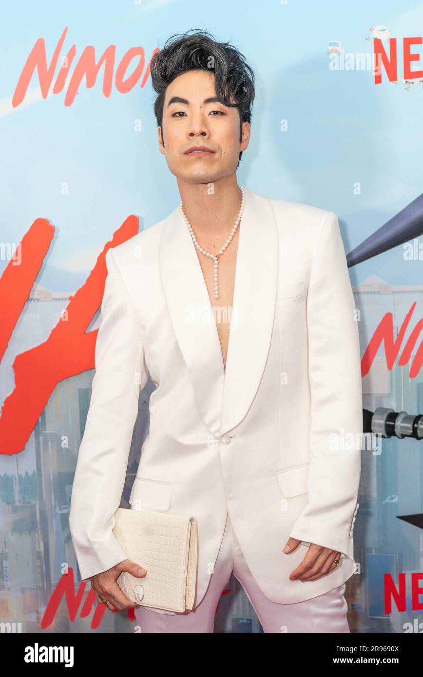 Eugene Lee Yang attends special screening of Netflix's Nimona in New ...