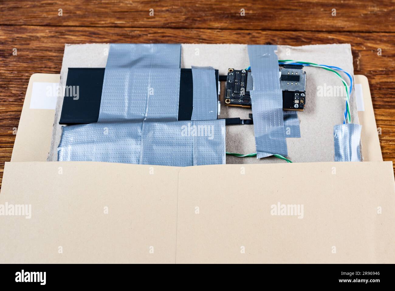 Hand made Improvised Explosive Device with plastic explosive C-4 and ...