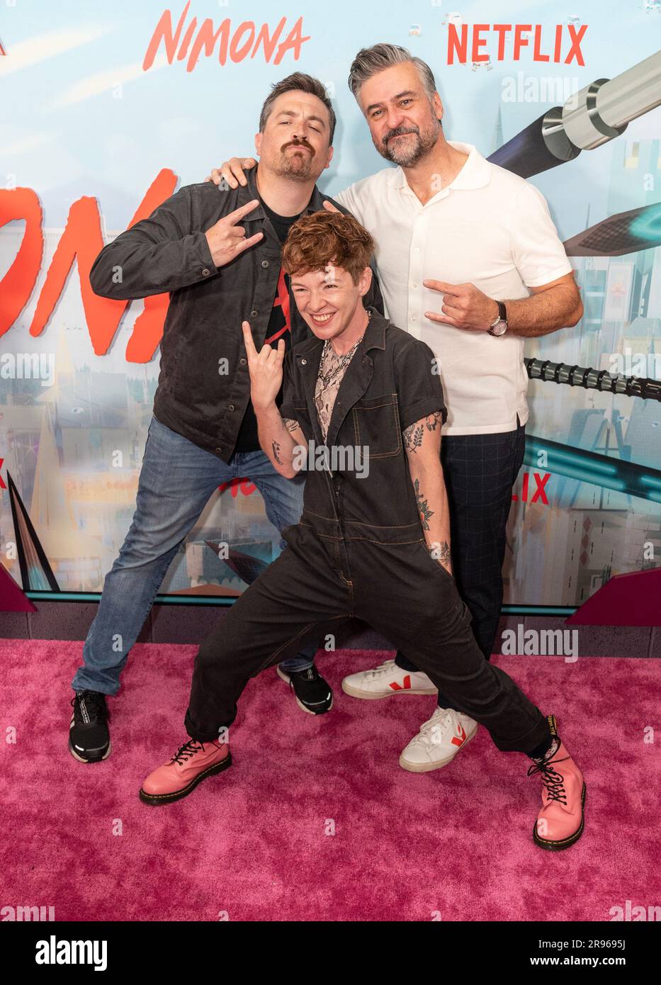 New York, USA. 24th June, 2023. Nick Bruno, Troy Quane and ND Stevenson ...