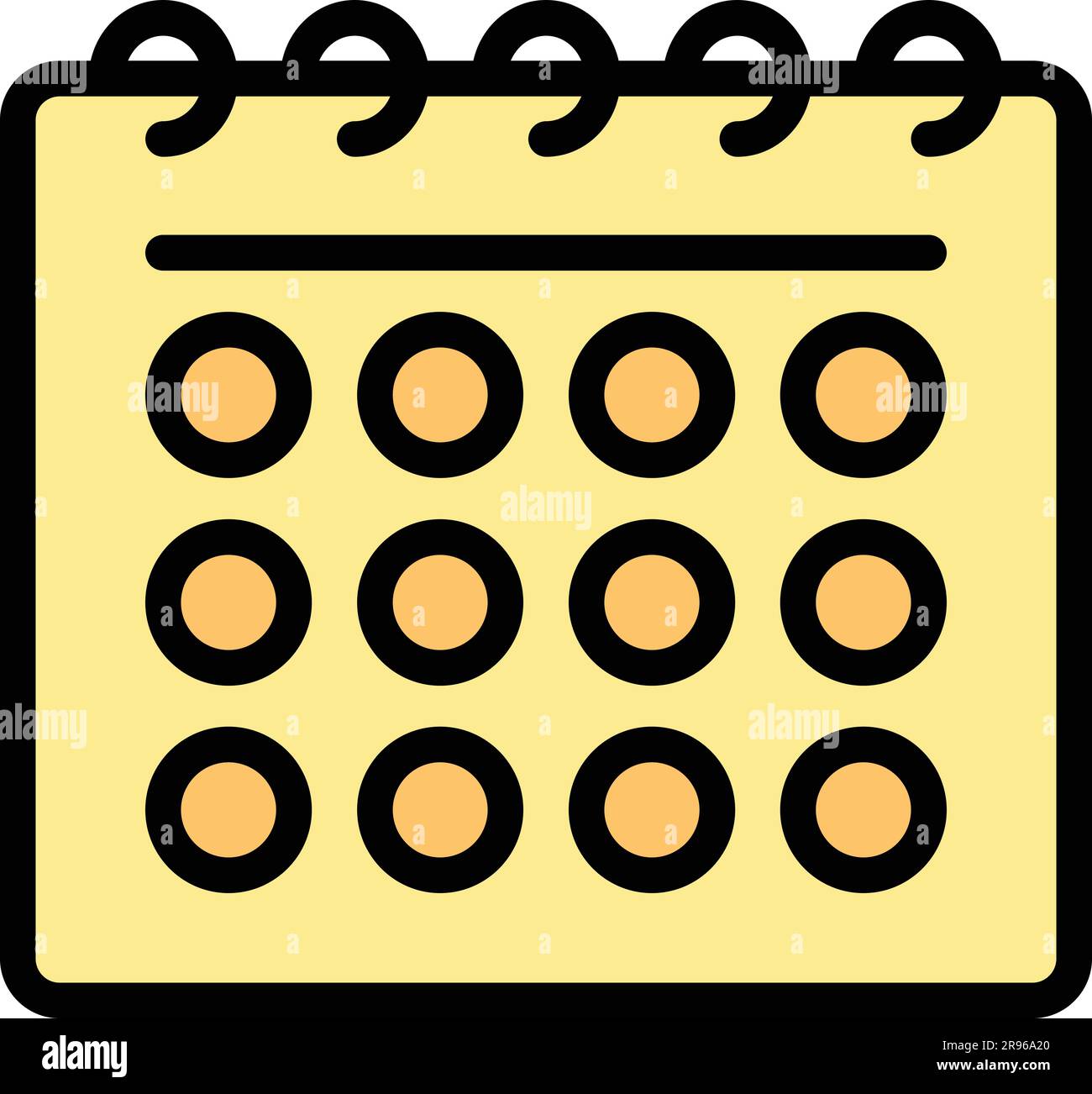 Event planner invite icon. Outline Event planner invite vector icon for ...