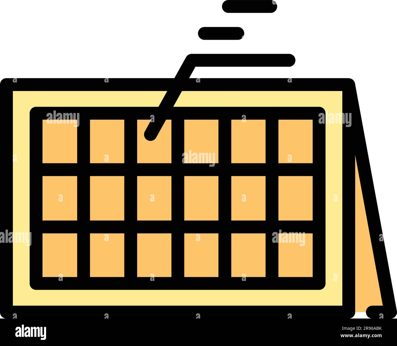 Event planner object icon. Outline Event planner object vector icon for ...