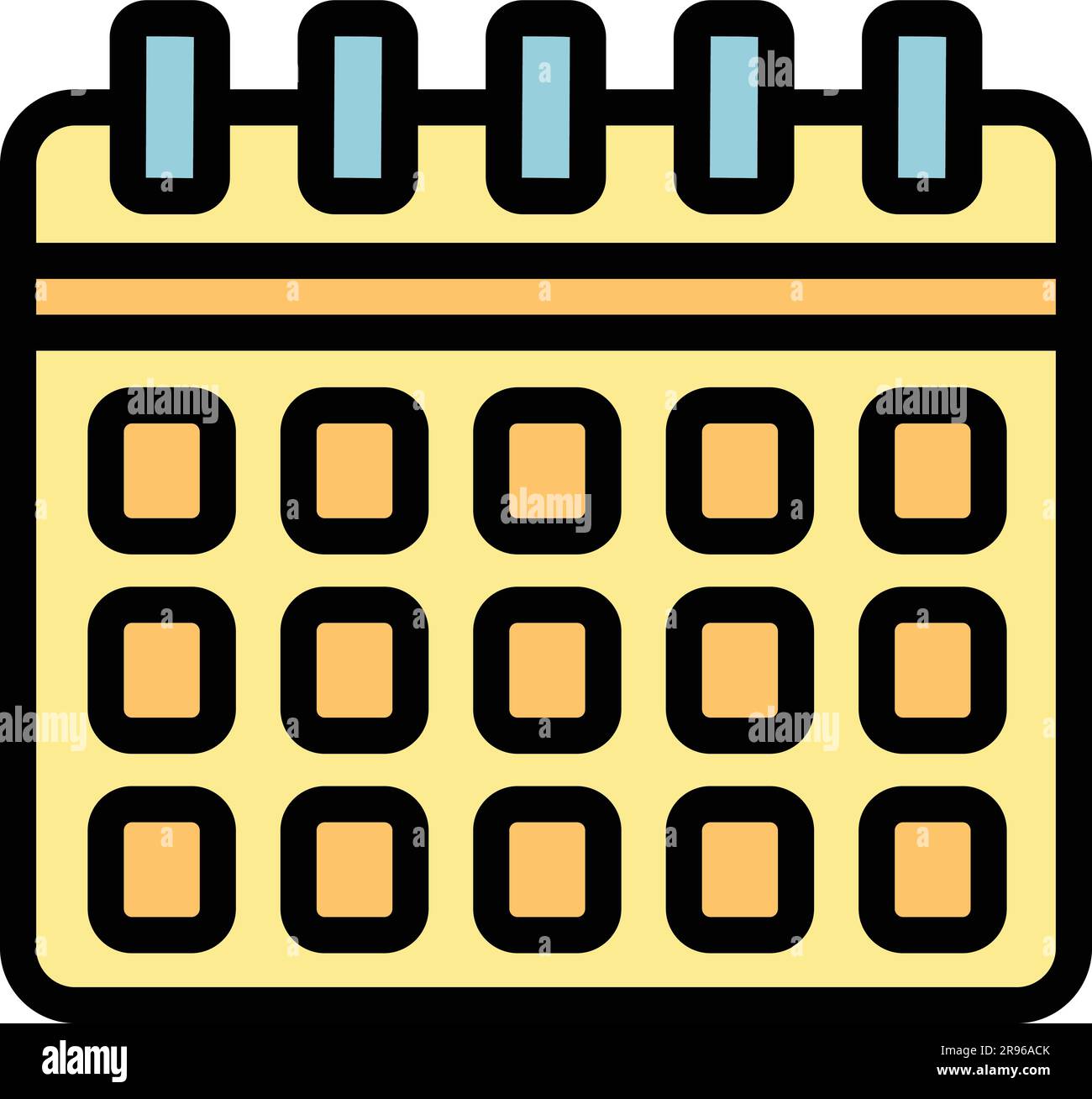 Event planner nobody icon. Outline Event planner nobody vector icon for ...