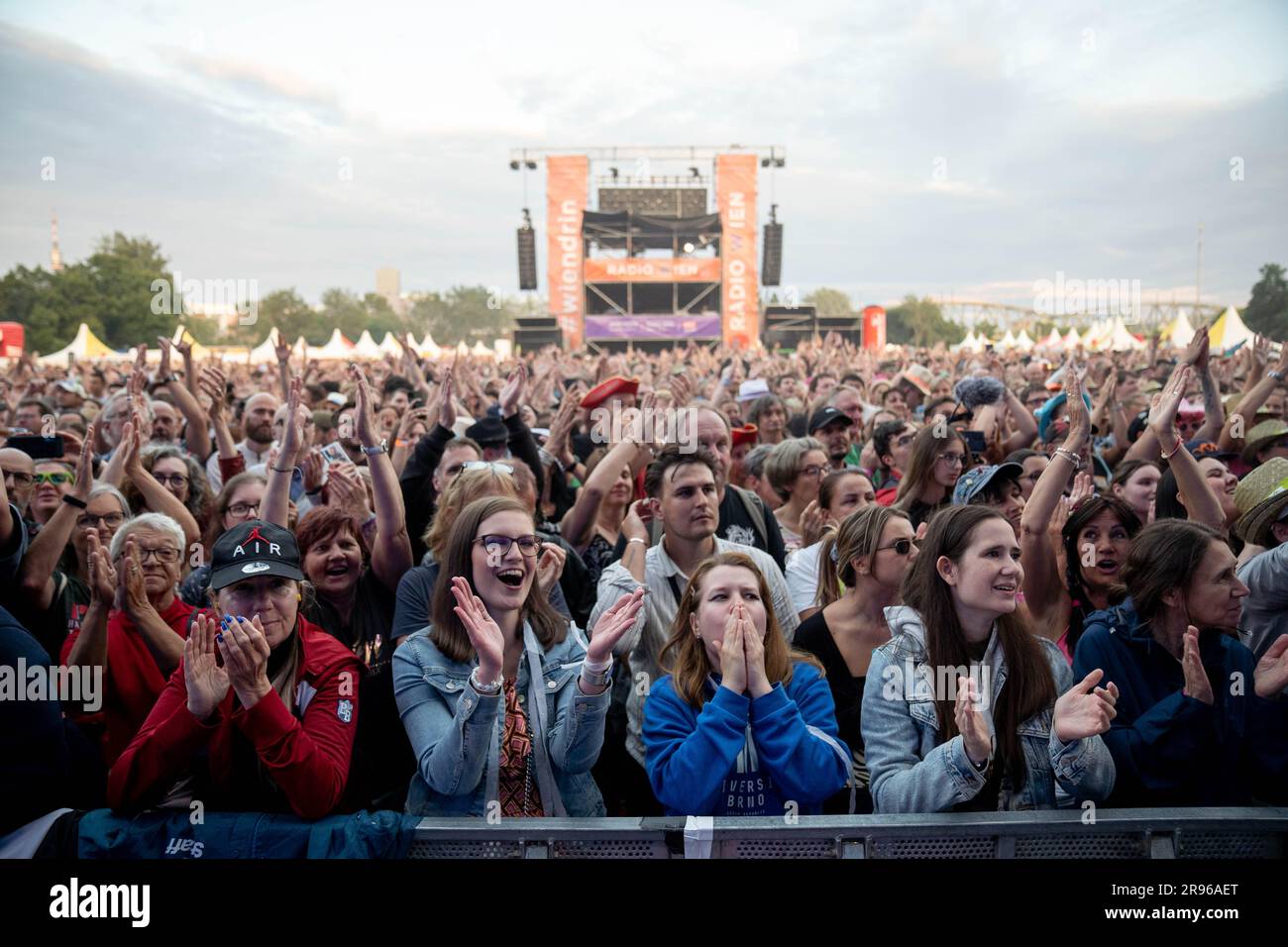 Vienna, Austria. 24 June 2023. British pop and rock singer Bonnie Tyler ...