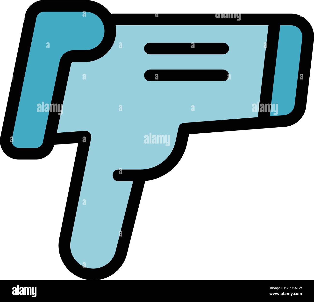 Laser Thermometer Scan Icon Outline Laser Thermometer Scan Vector Icon For Web Design Isolated