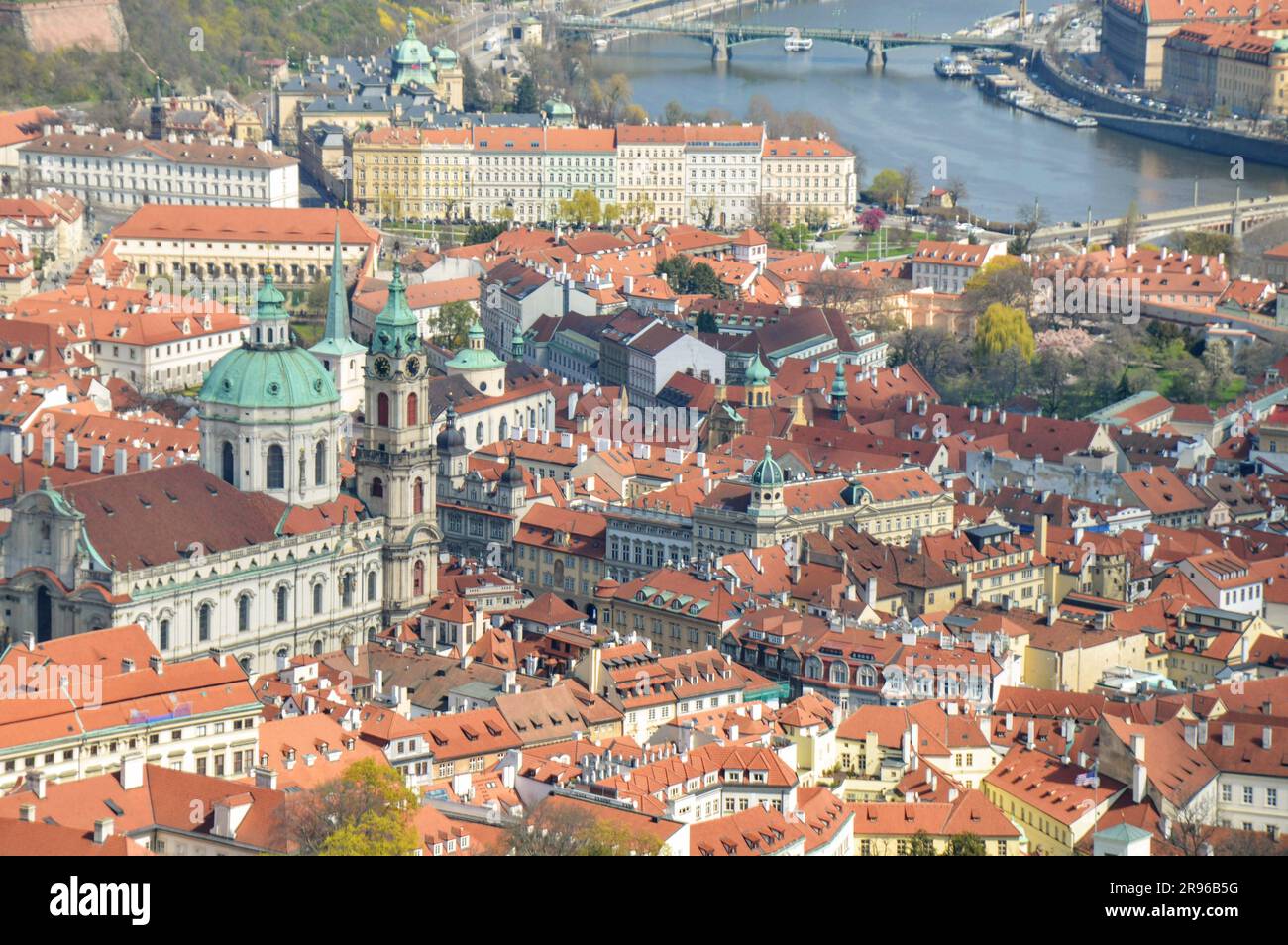 This is a vibrant image of Prague City, in the Czech Republic ...