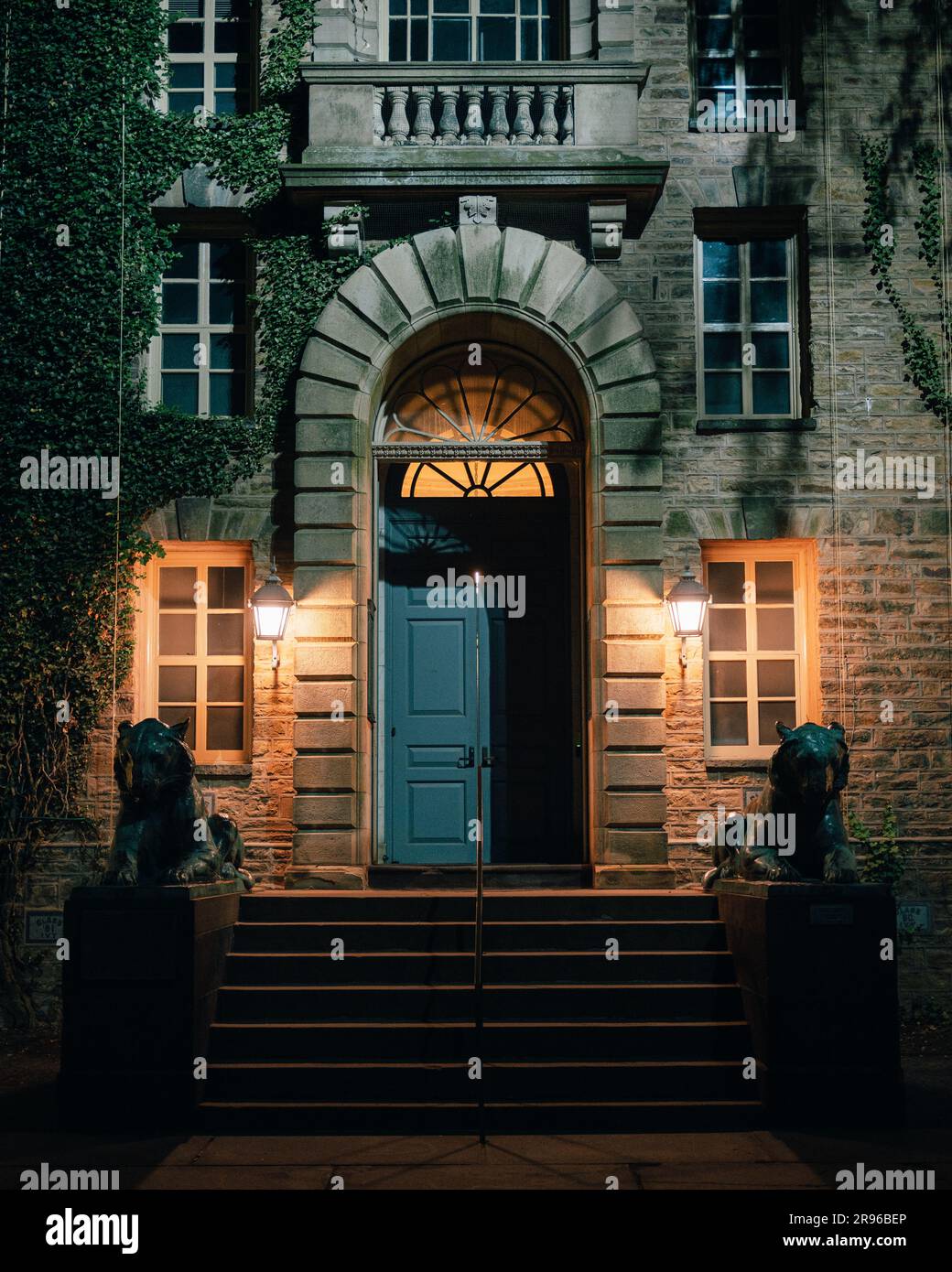 Nassau Hall at night, Princeton University, New Jersey Stock Photo - Alamy