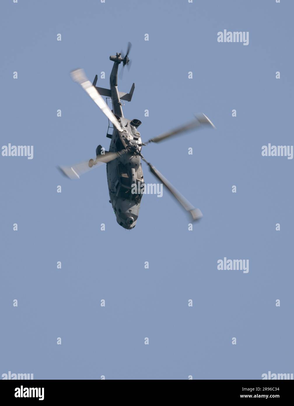 Royal Navy Wildcat Helicopter taking part in the Armed Forces Day ...