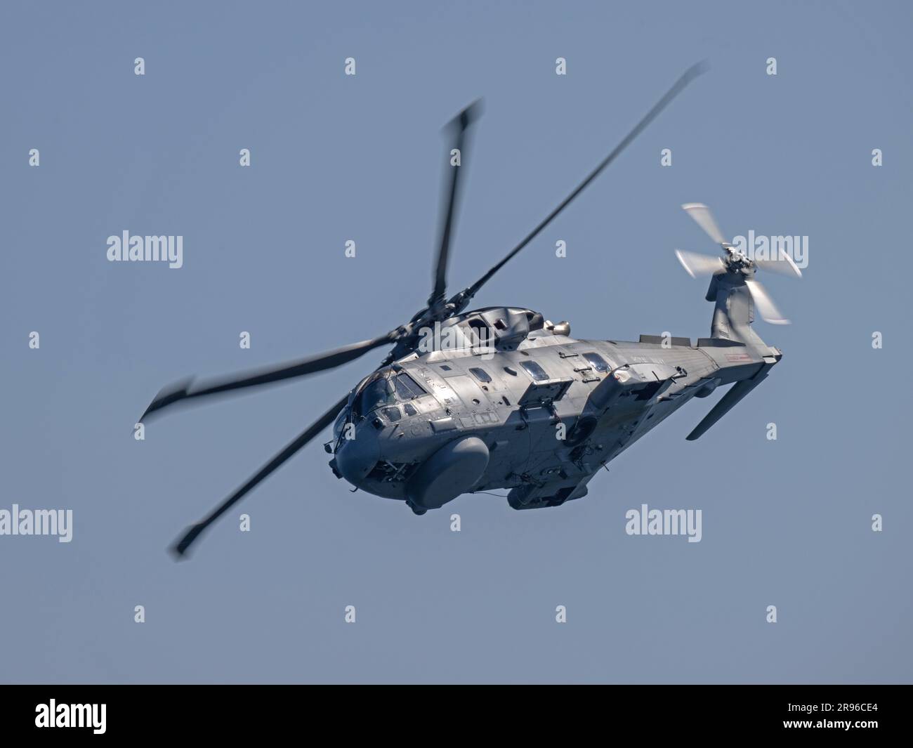 Royal Navy MK2 Helicopter from RNAS Culdrose, taking part in the Armed ...