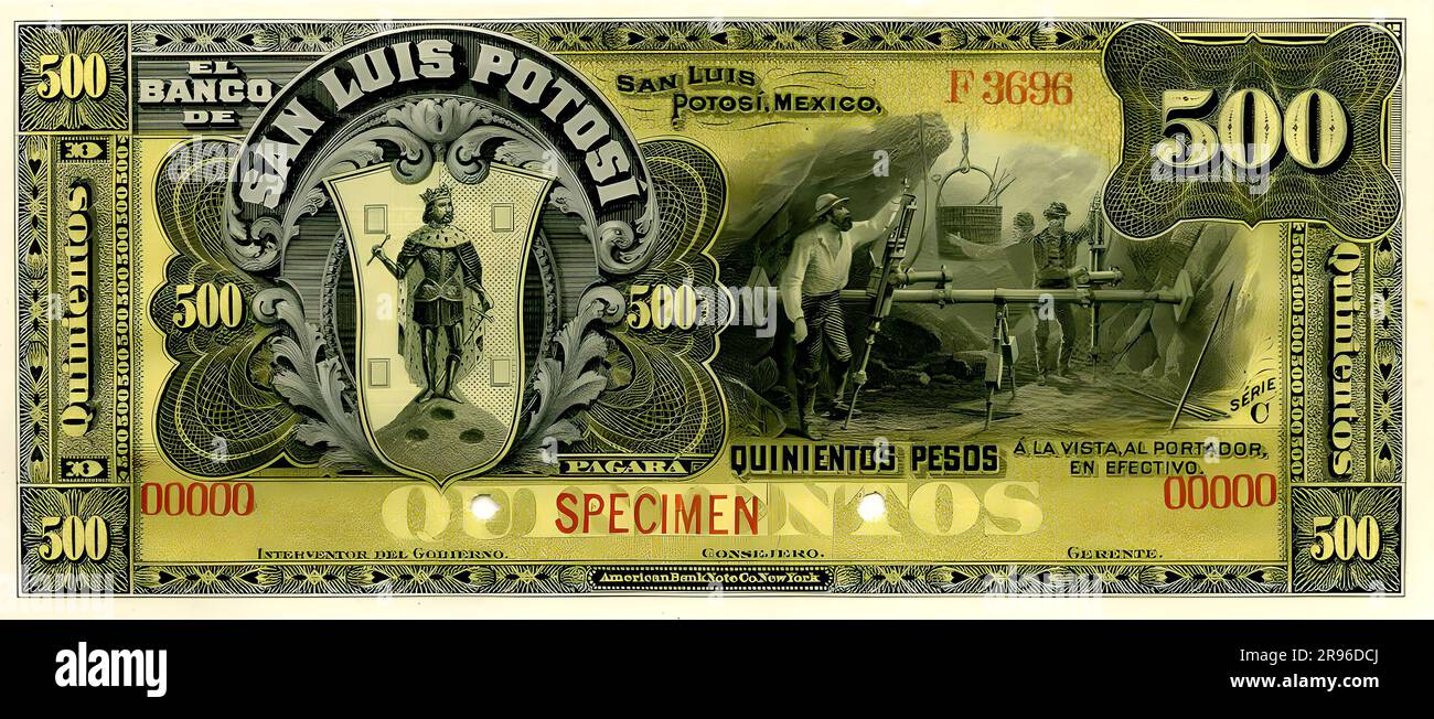 Banknote mexico hi-res stock photography and images - Alamy