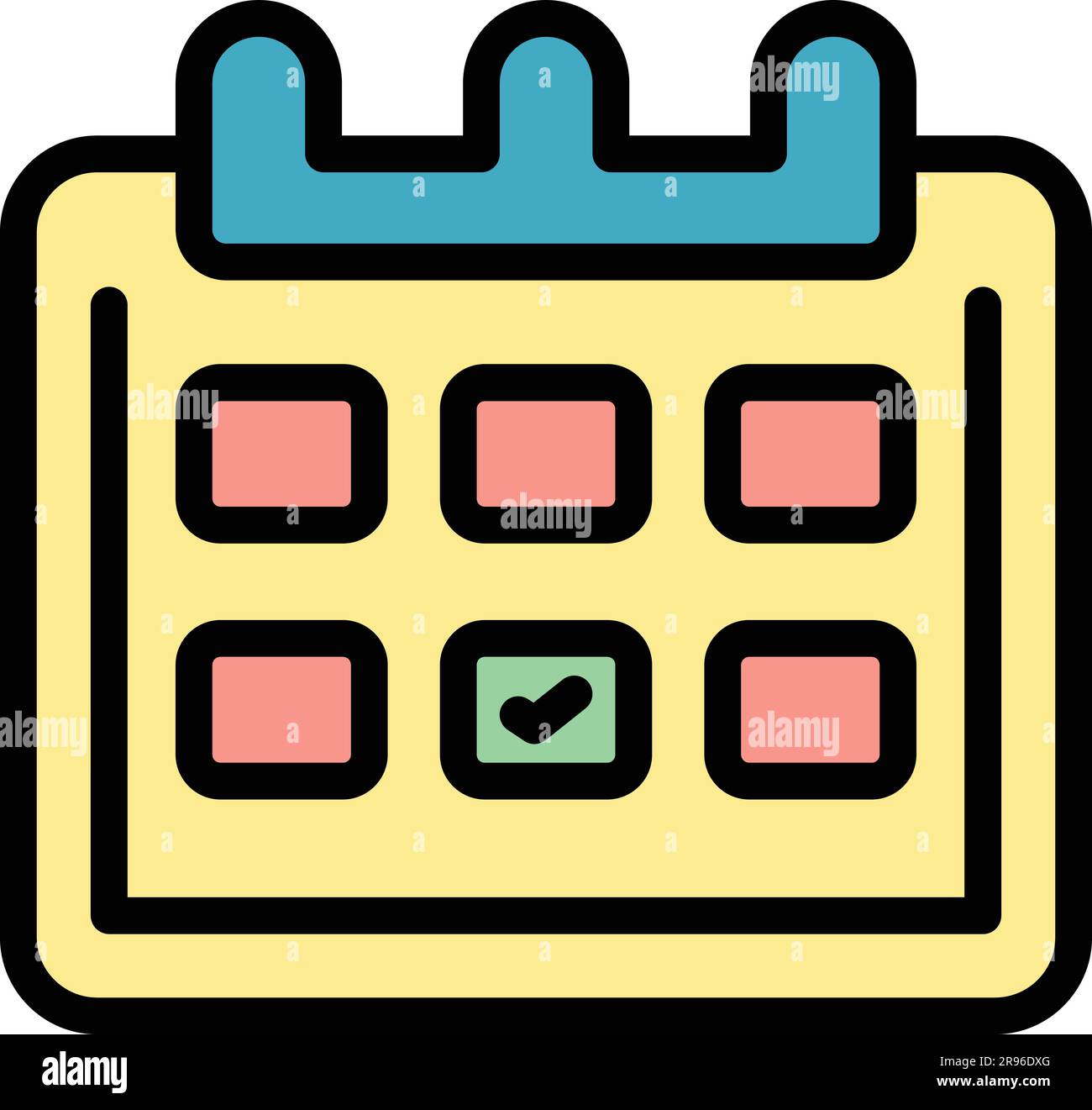 Maternity calendar icon. Outline Maternity calendar vector icon for web ...
