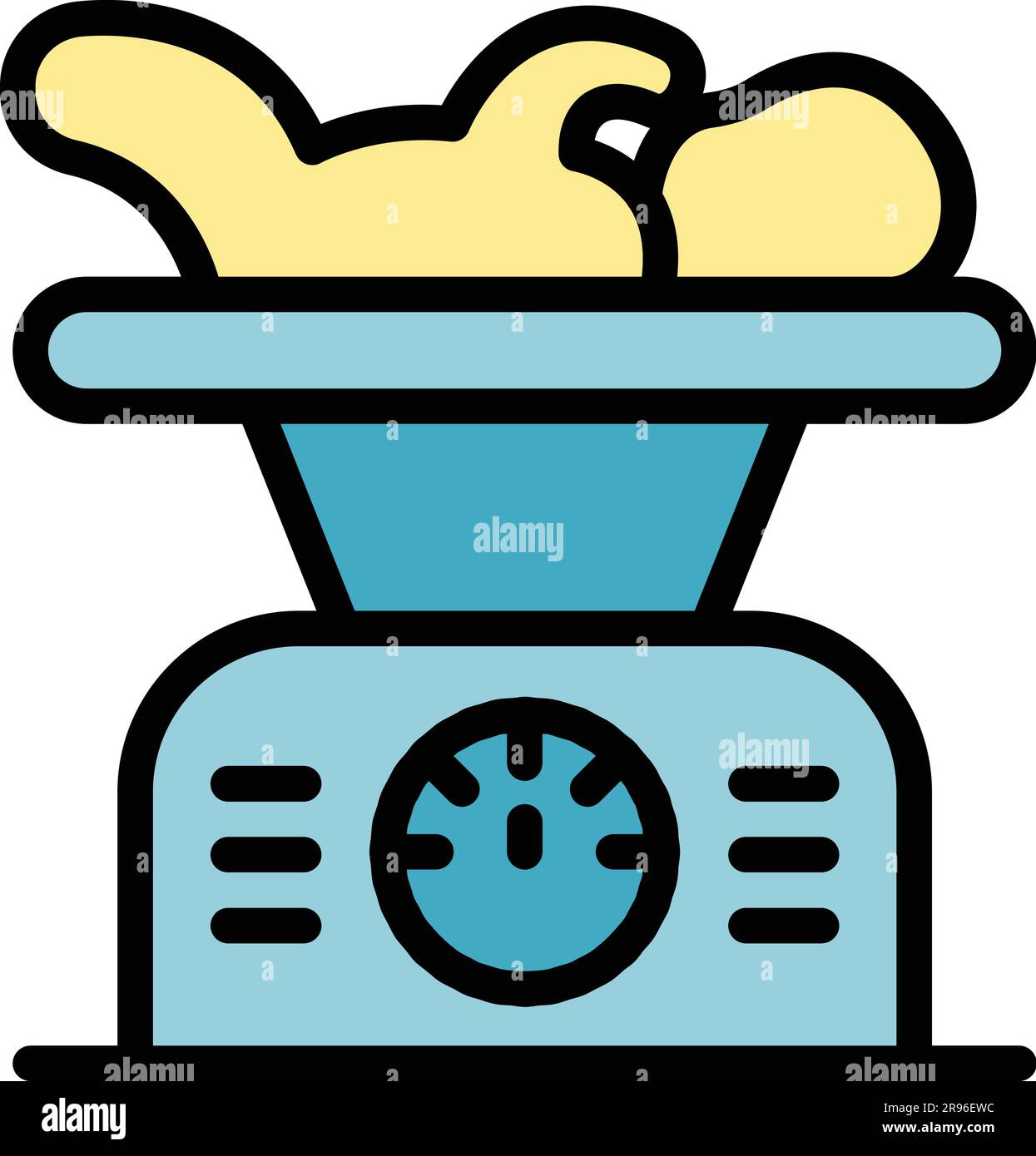 Baby scales icon. Outline Baby scales vector icon for web design ...