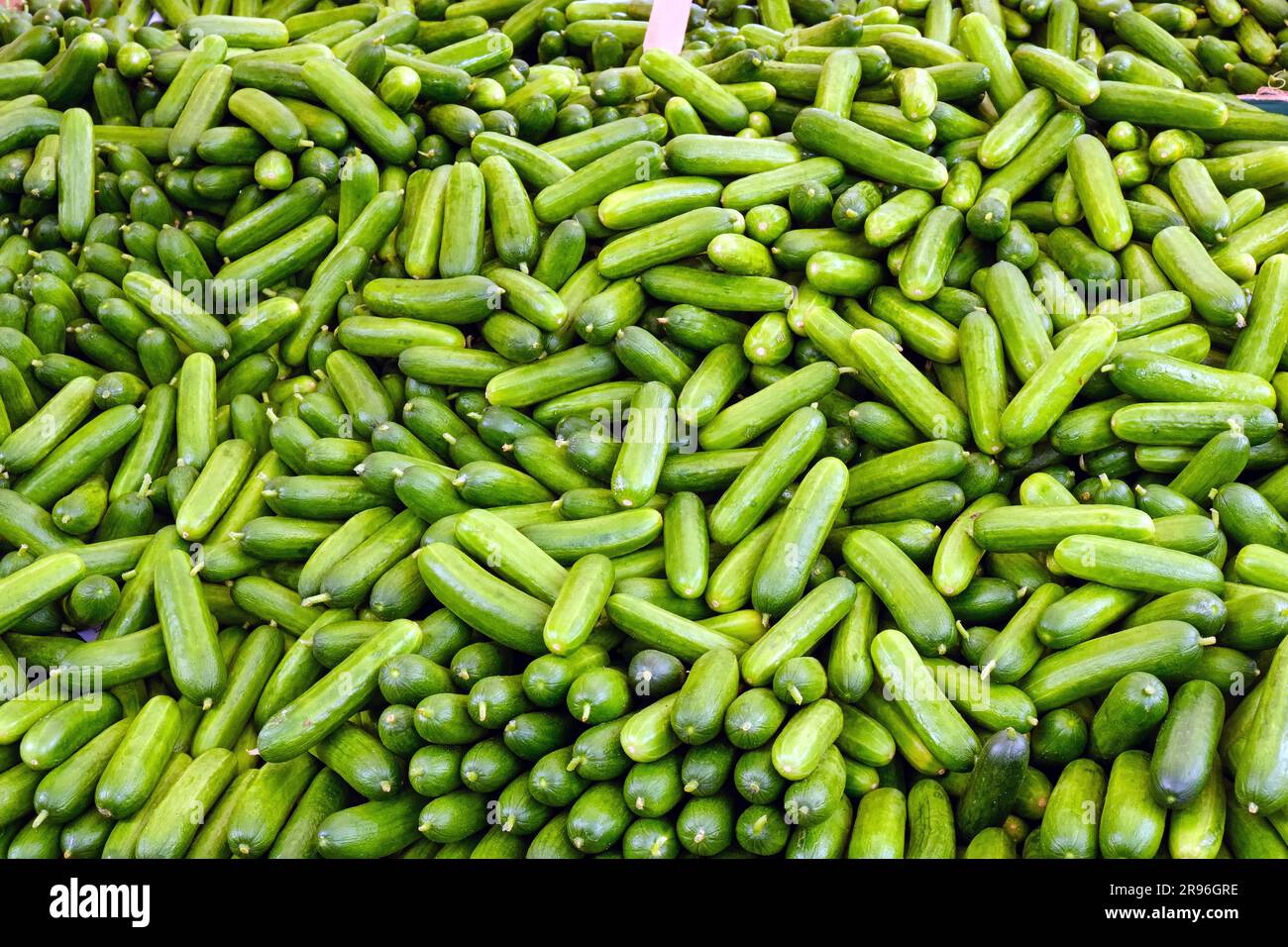 Pickled cucumber for sale at a market Stock Photo - Alamy