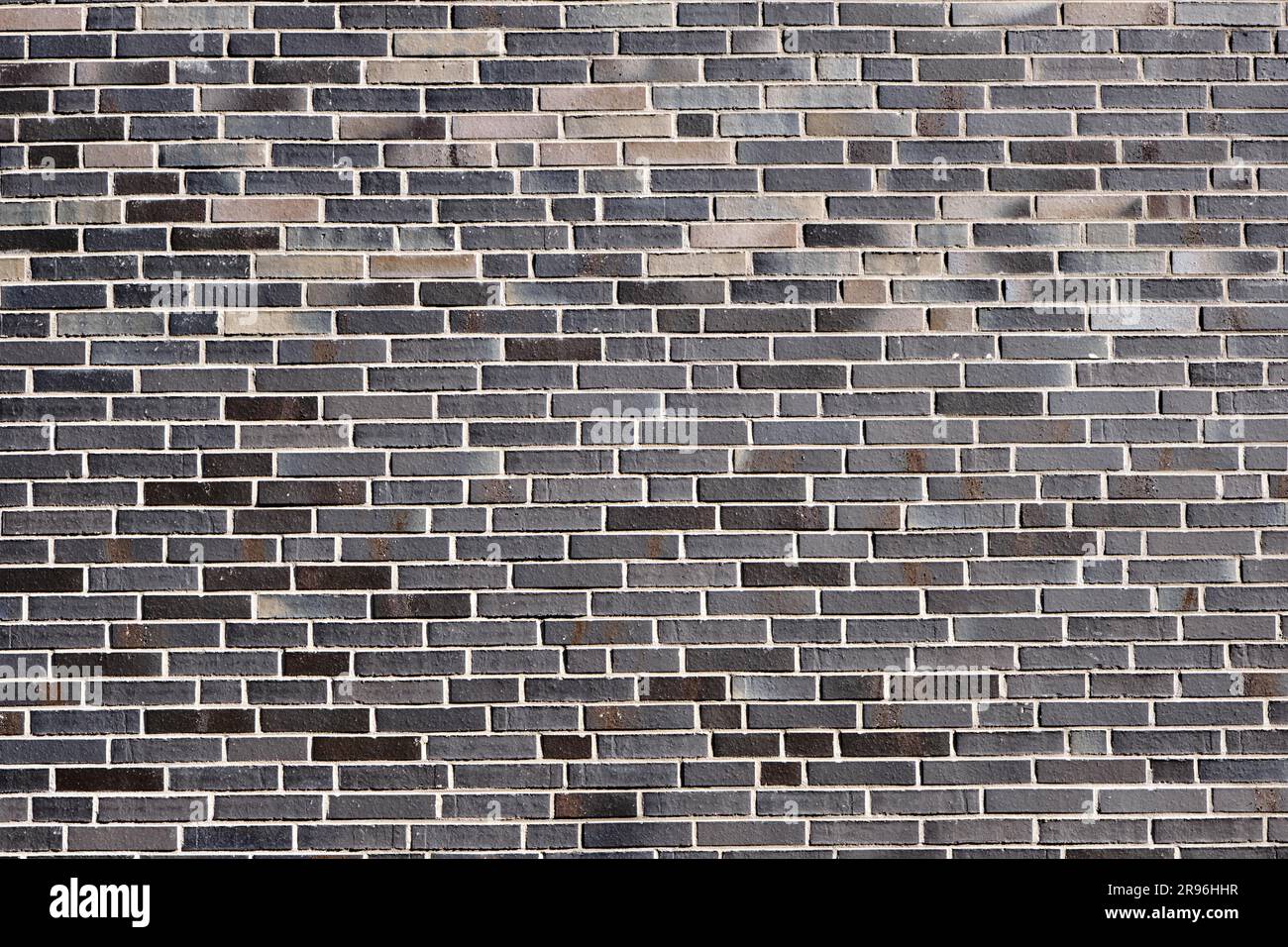 Background from a new grey brick wall Stock Photo - Alamy