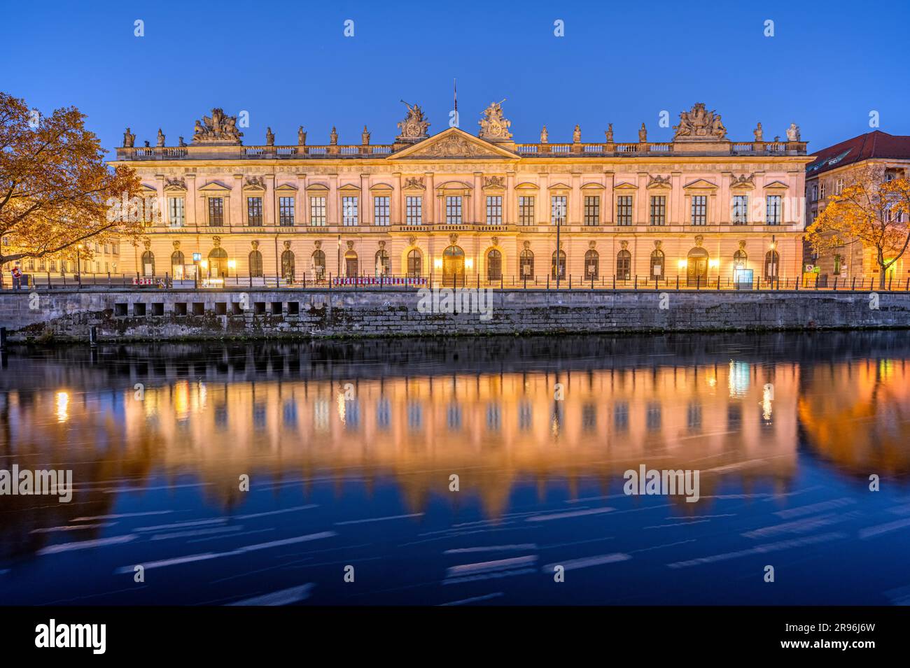 The German Historical Museum in Berlin by night Stock Photo - Alamy