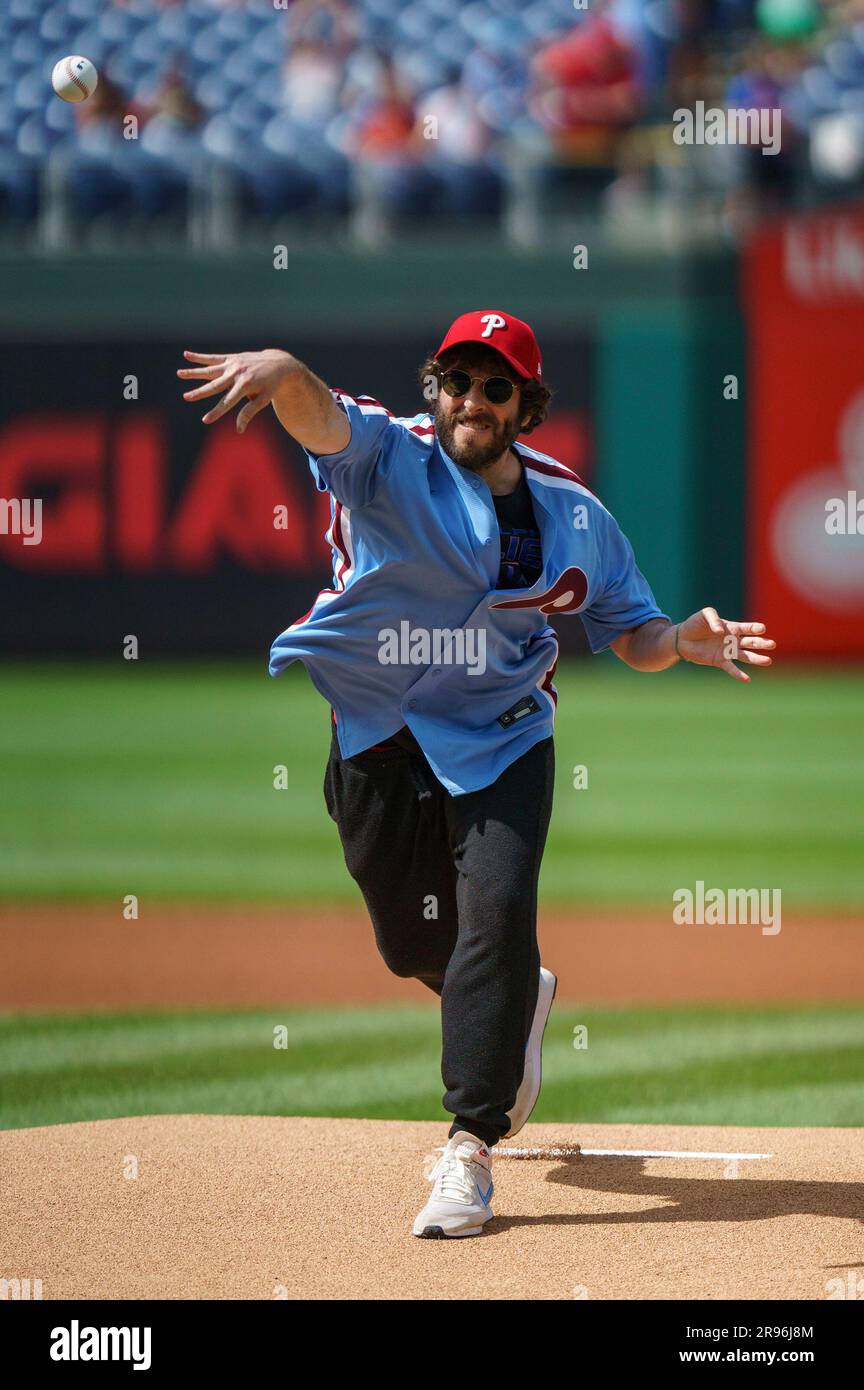 United States rapper and actor David Andrew Burd, AKA Lil Dicky, throws ...