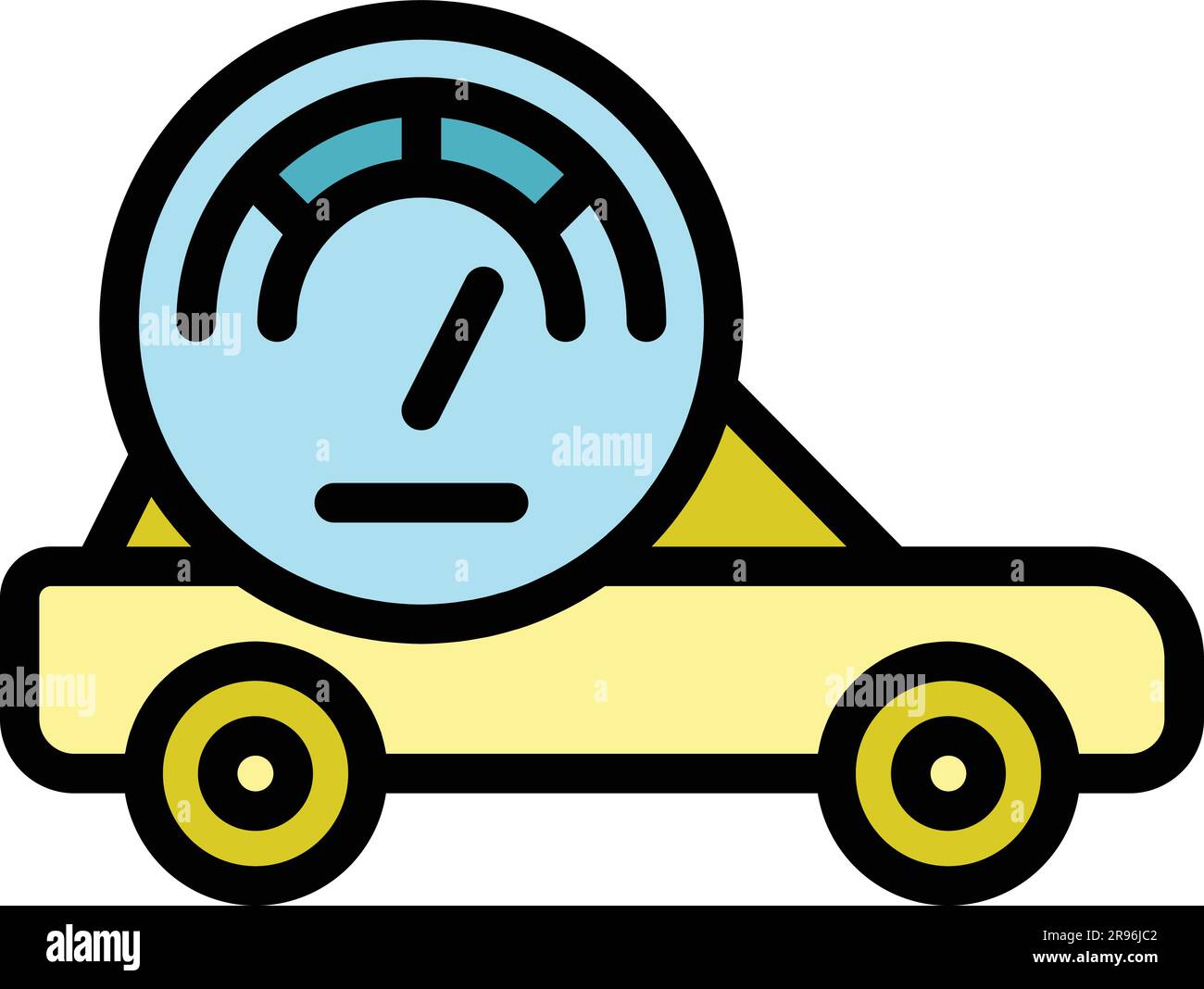 Taximeter app icon. Outline Taximeter app vector icon for web design ...