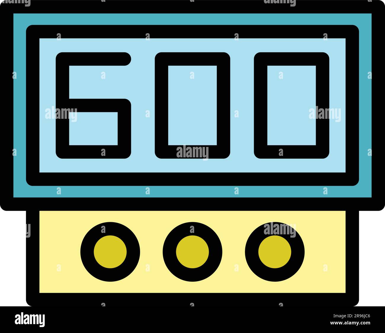 Taximeter passenger icon. Outline Taximeter passenger vector icon for ...