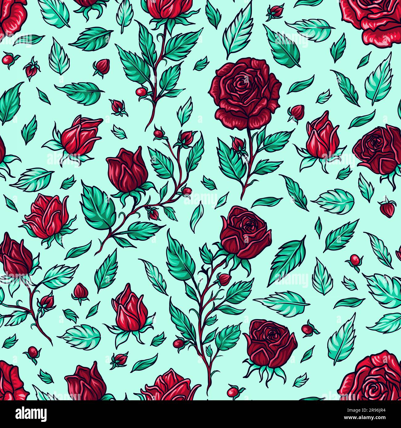 Roses colours in background Stock Vector Images - Alamy