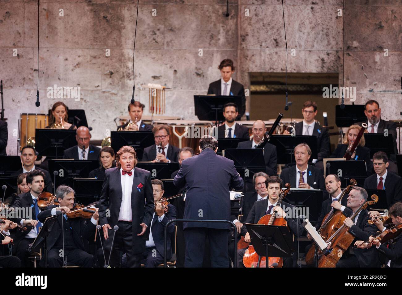 Berlin, Germany. 24th June, 2023. Under their conductor Andris Nelsons ...