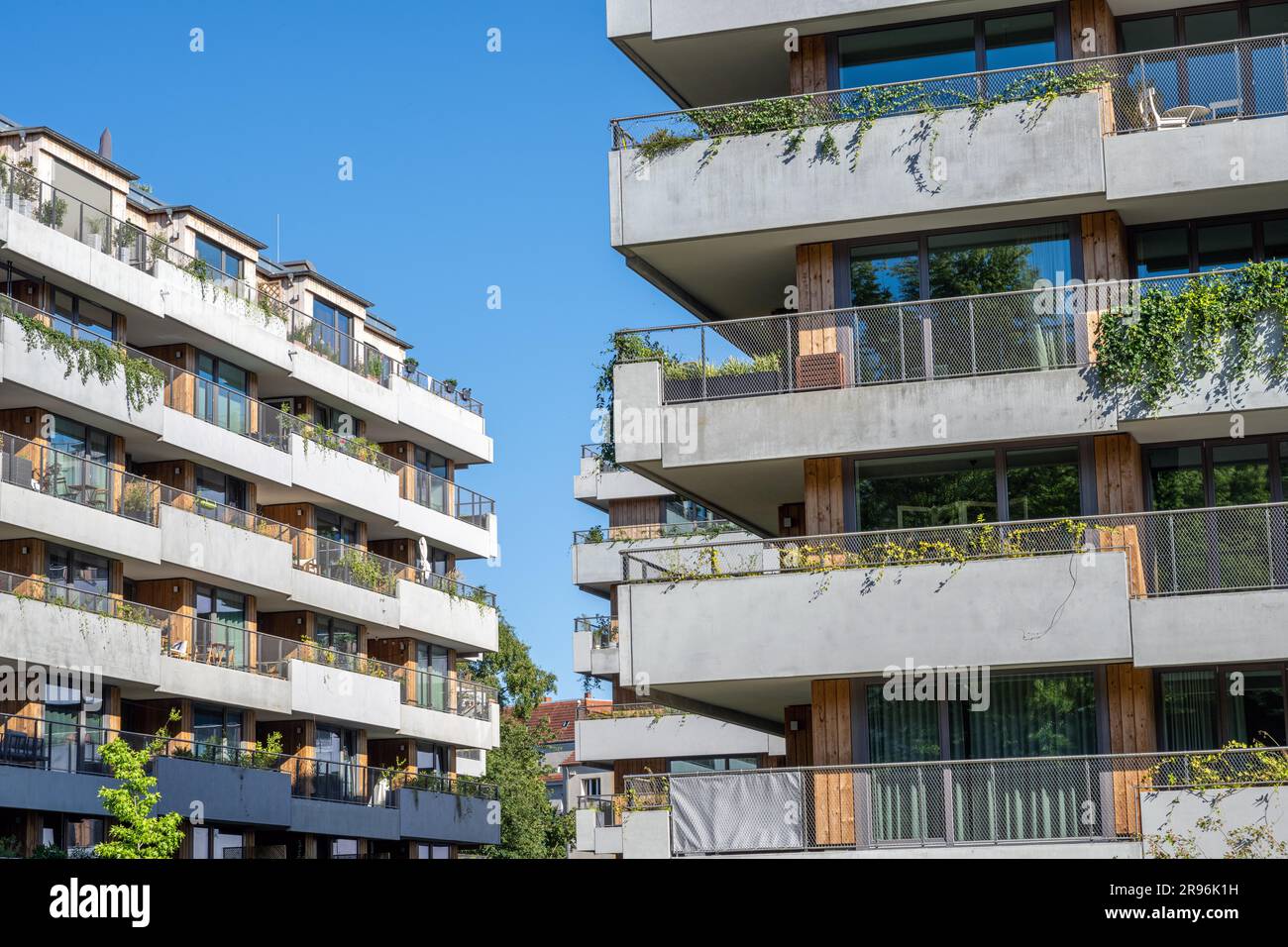 New homes on a sunny day in Berlin, Germany Stock Photo - Alamy
