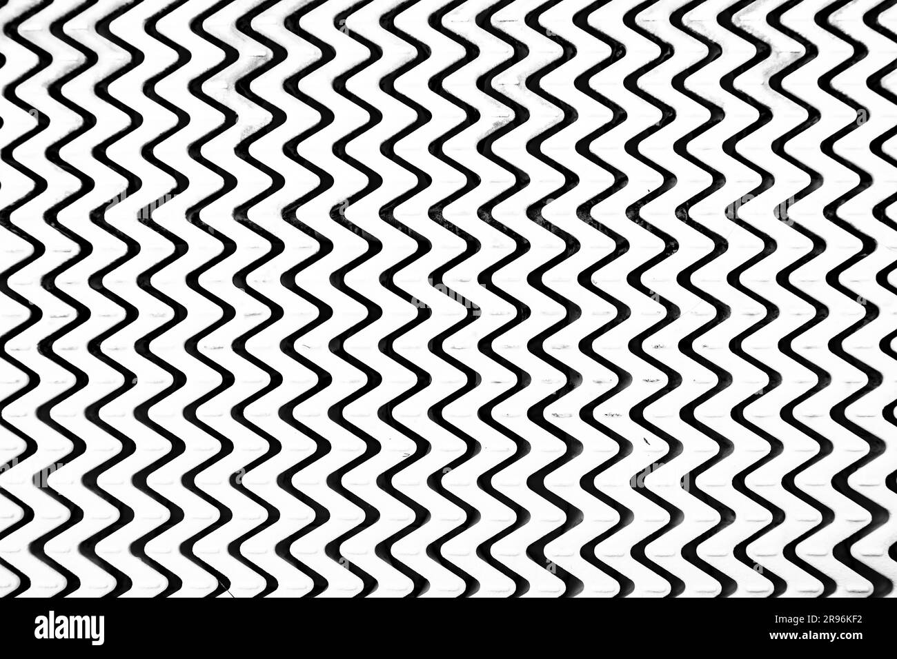 Wavy pattern in Black and White Stock Photos & Images - Alamy